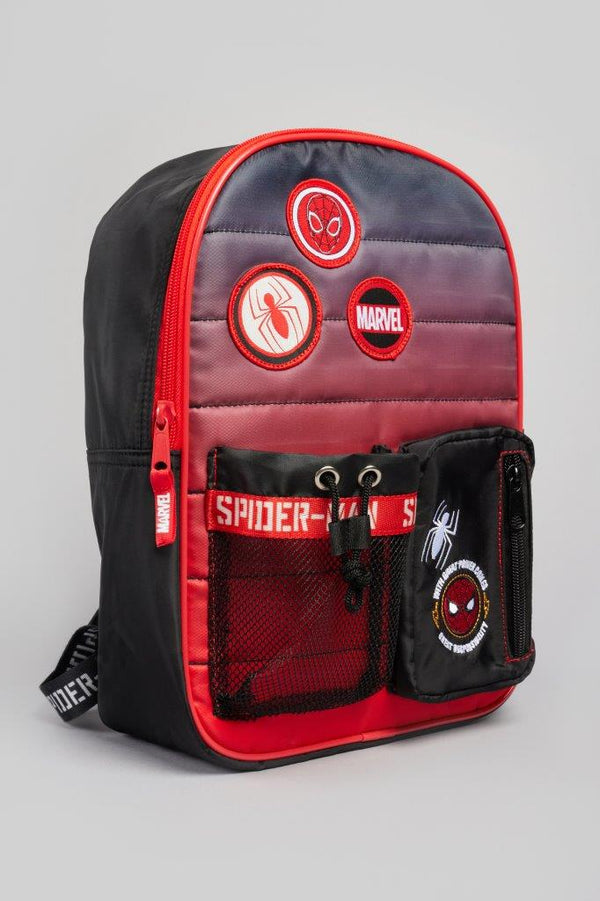SPIDERMAN OLDER QUILTED NYLON BACKPACK - William Lamb Group